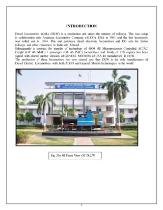 DLW Varanasi Training report | PDF