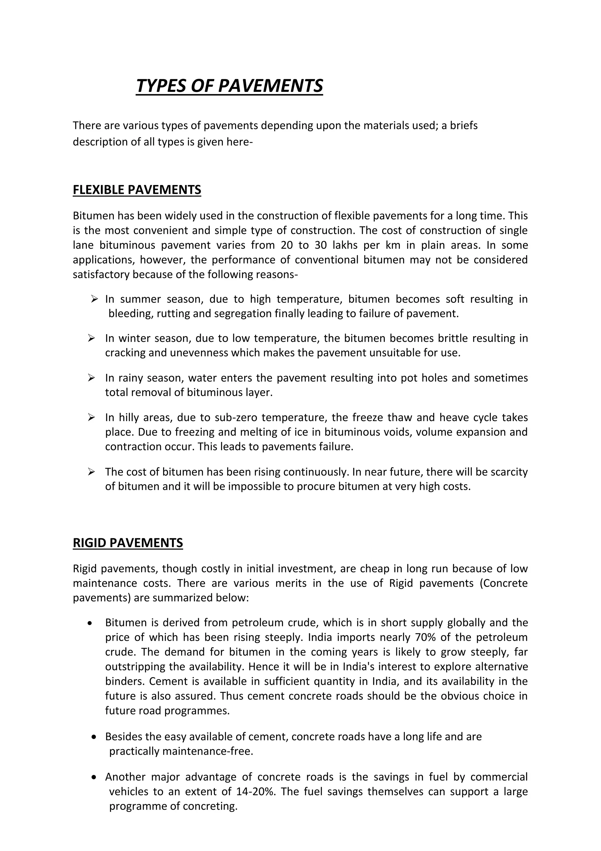 REPORT ON SUMMER TRAINING AT PWD(FLEXIBLE PAVEMENTS CONSTRUCTION) | PDF