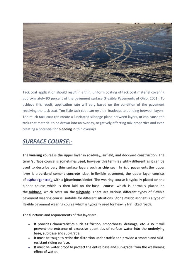 REPORT ON SUMMER TRAINING AT PWD(FLEXIBLE PAVEMENTS CONSTRUCTION) | PDF