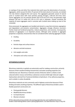 REPORT ON SUMMER TRAINING AT PWD(FLEXIBLE PAVEMENTS CONSTRUCTION) | PDF