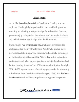 How to make Training report for Hotel Management | DOCX