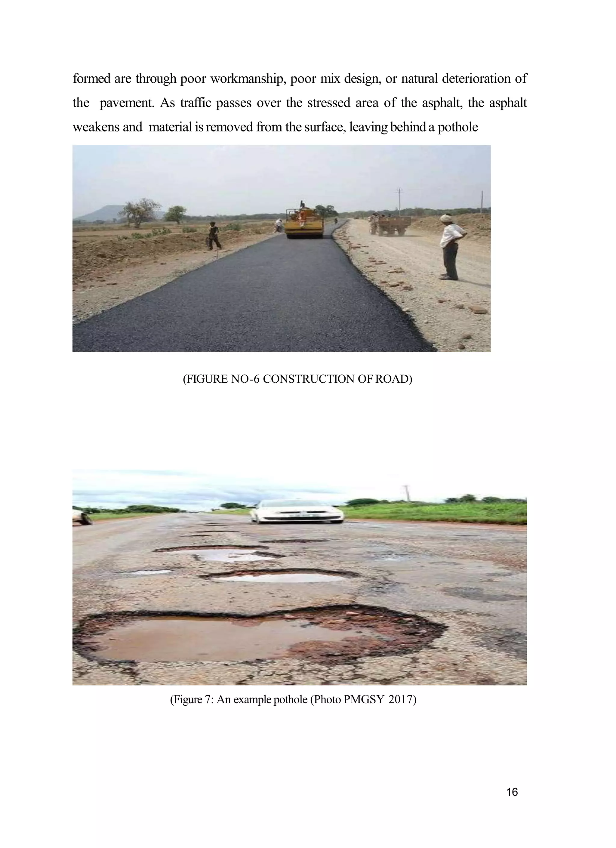 Training report of road construction | PPTX