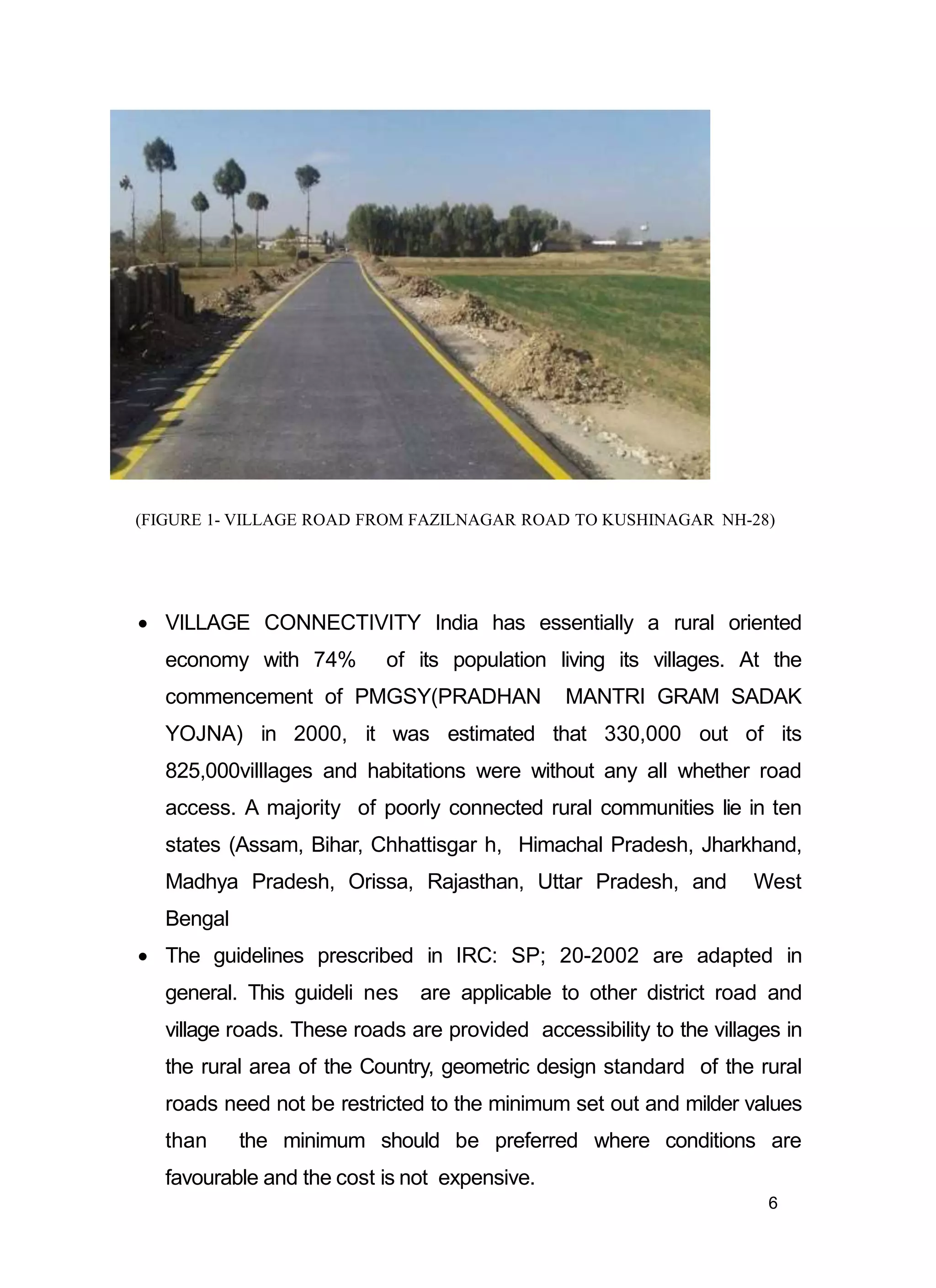 Training report of road construction | PPTX