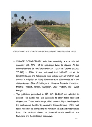 Training report of road construction | PPTX