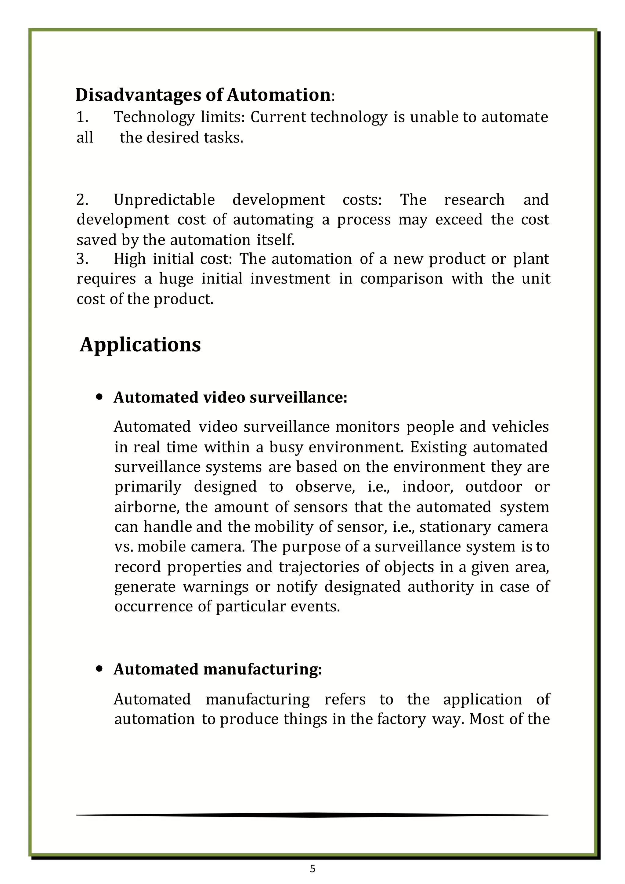 training report. automation,plc , scada | DOCX