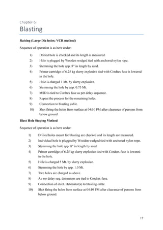 Traning report on Khetri Copper Mine | PDF