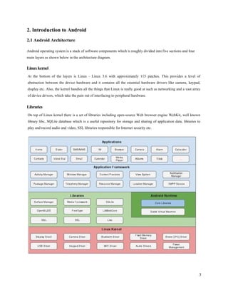 android app development training report | PDF