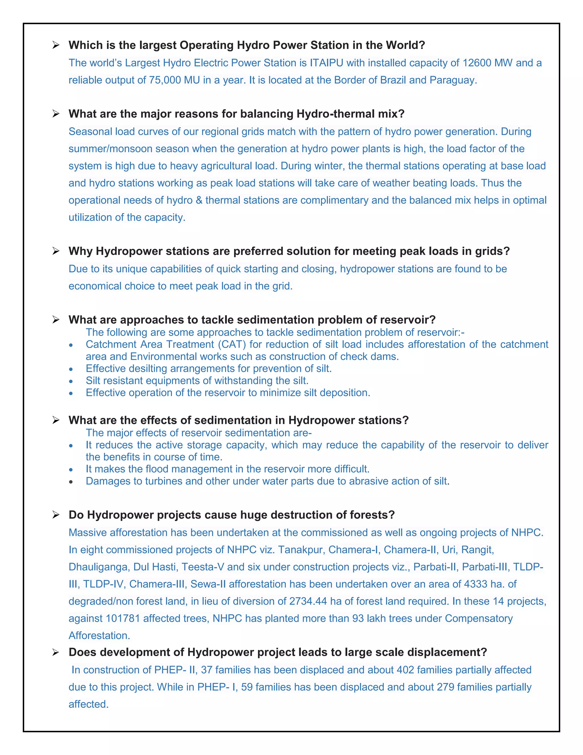 NHPC Training Report | PDF