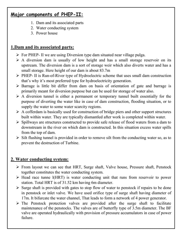 NHPC Training Report | PDF | Water Services | Home Utilities