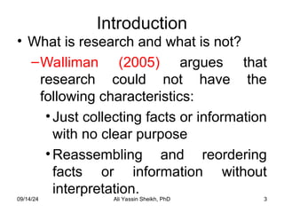 dr ali yasin research training of the years.ppt