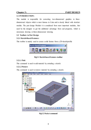 Training report on catia | DOCX