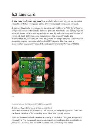 Training report on telecom exchange2 | DOCX