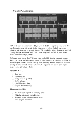 Training report of PLC | DOCX