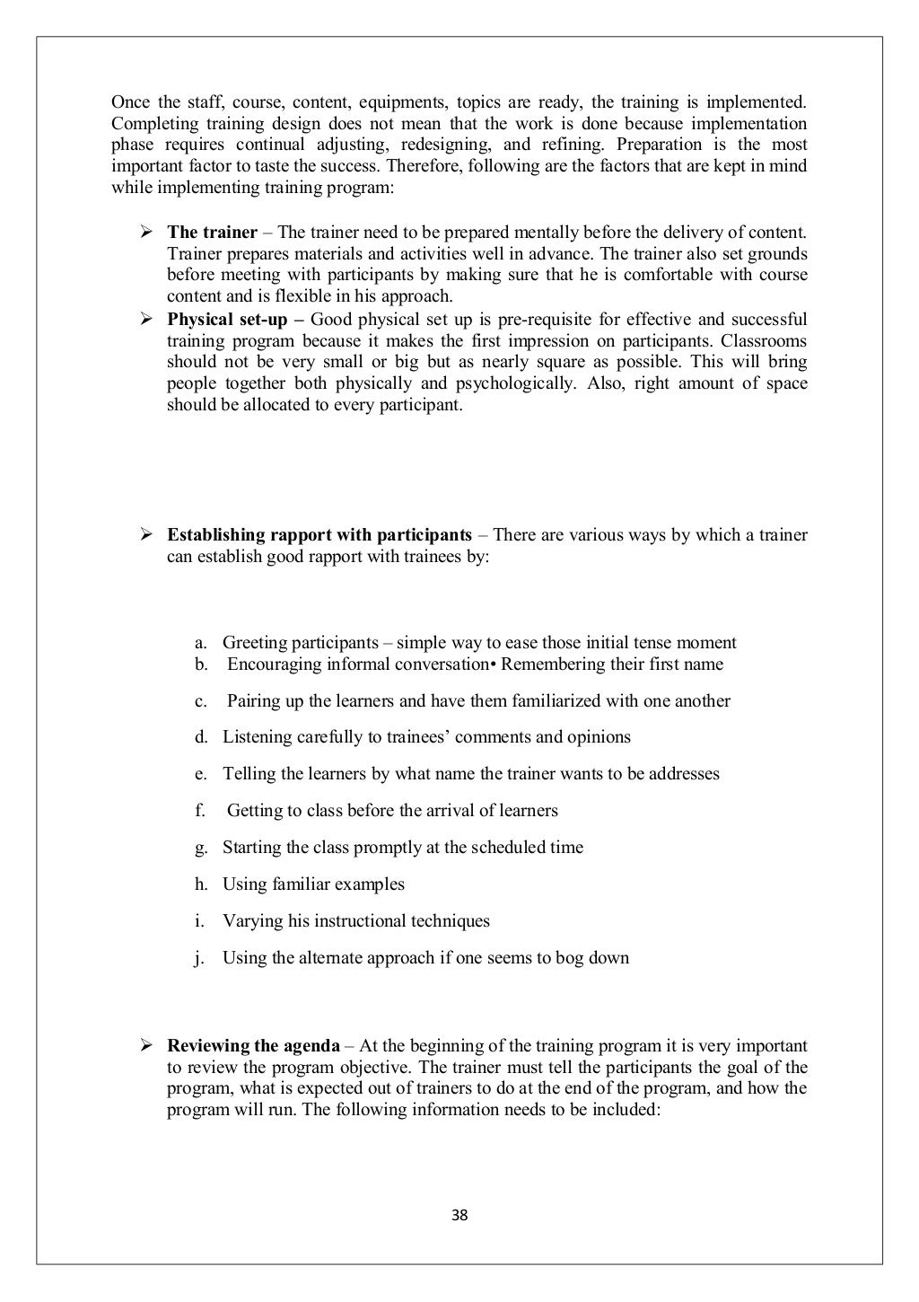 Training report on Training & Development at VSIPL