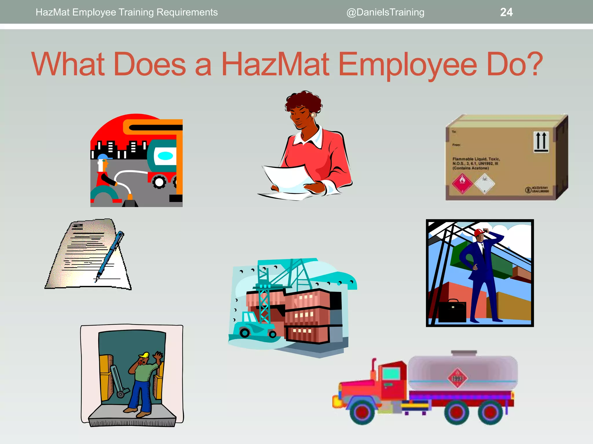 Training Requirements for HazMat Employees | PPTX