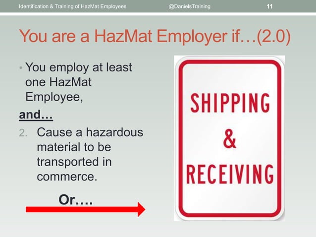 Who or What is a HazMat Employee? | PPT