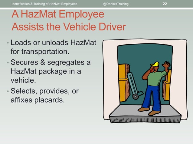 Who or What is a HazMat Employee? | PPT