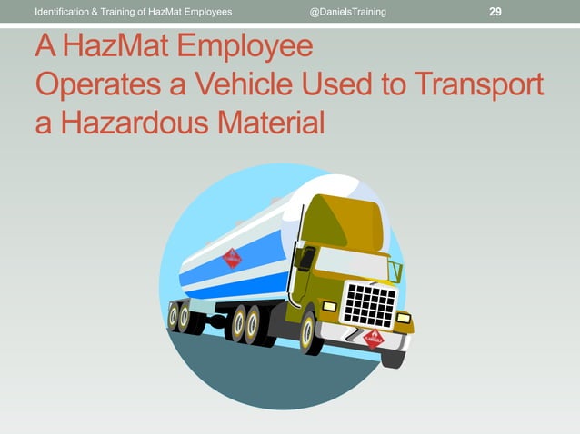 Who or What is a HazMat Employee? | PPT