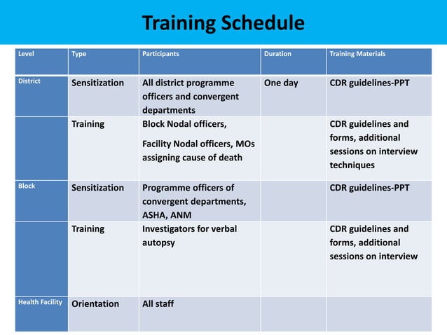 Training Roll out Plan.ppt