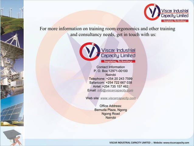 Training Room Ergonomics | PPT