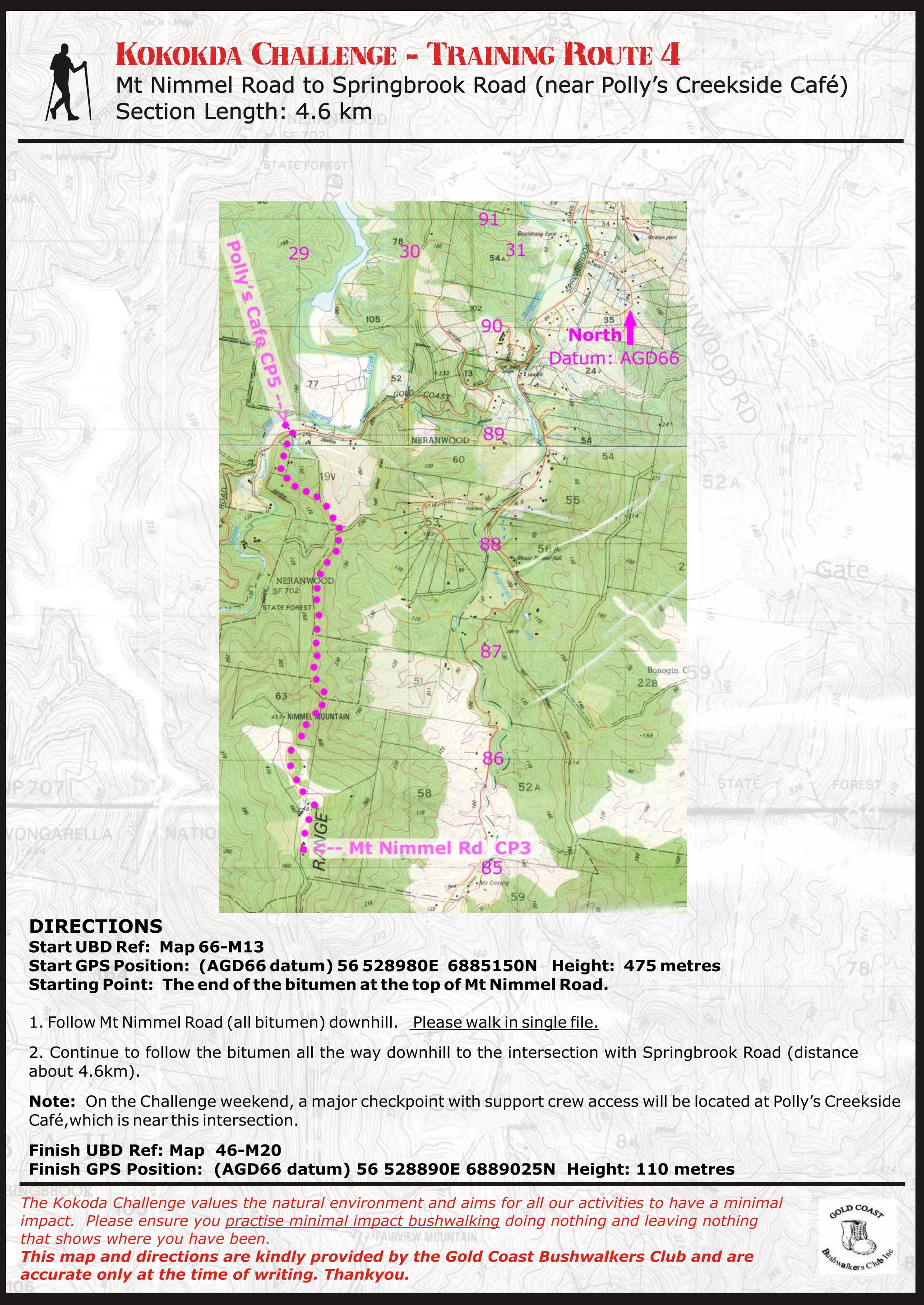 Training route 4 | PDF