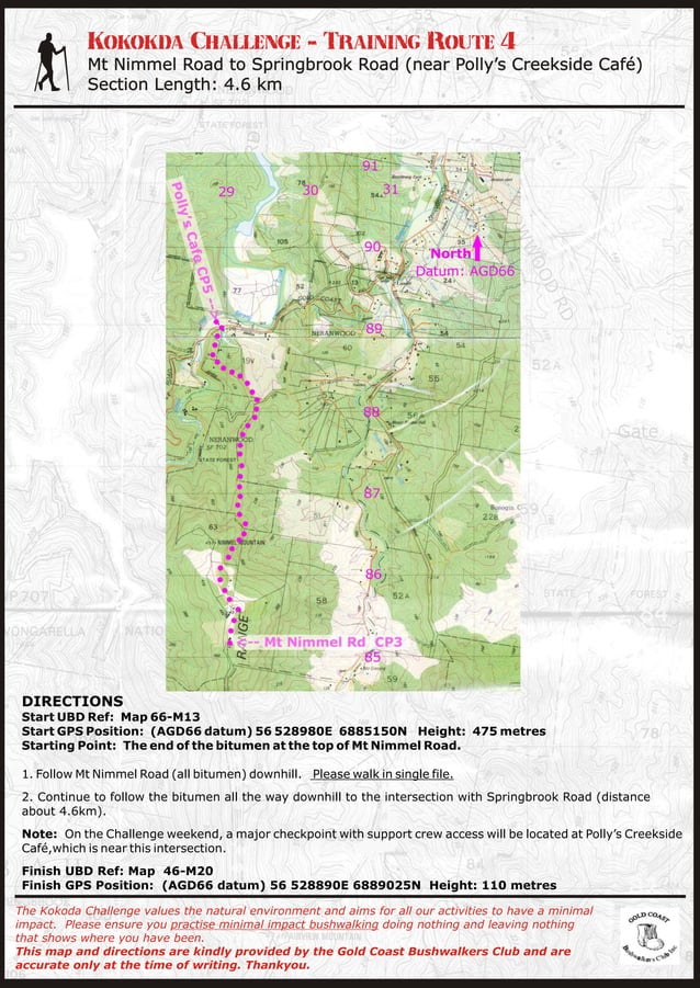 Training route 4 | PDF