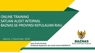 Training sai se baznas provinsi kepri | PPT