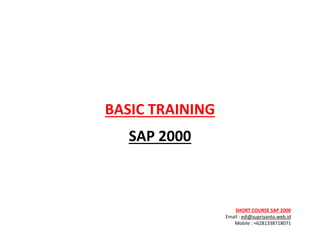 Training Sap2000 Indonesia | PDF