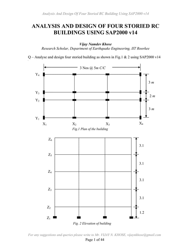 Training sap2000 linearanalysis | PDF