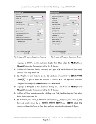 Training sap2000 linearanalysis | PDF