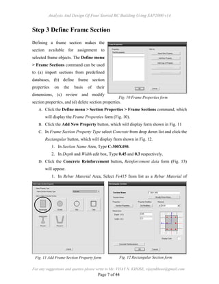 Training sap2000 linearanalysis | PDF