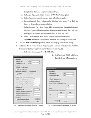 Training sap2000 linearanalysis | PDF