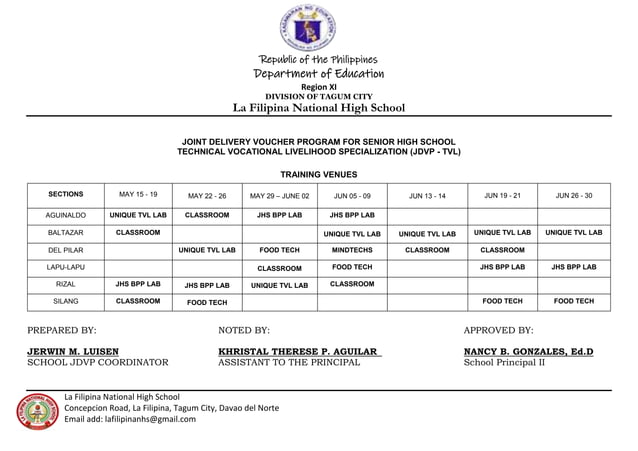 TRAINING SCHEDULE.docx