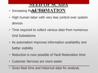 PPT on Substation Automation through SCADA | PPTX