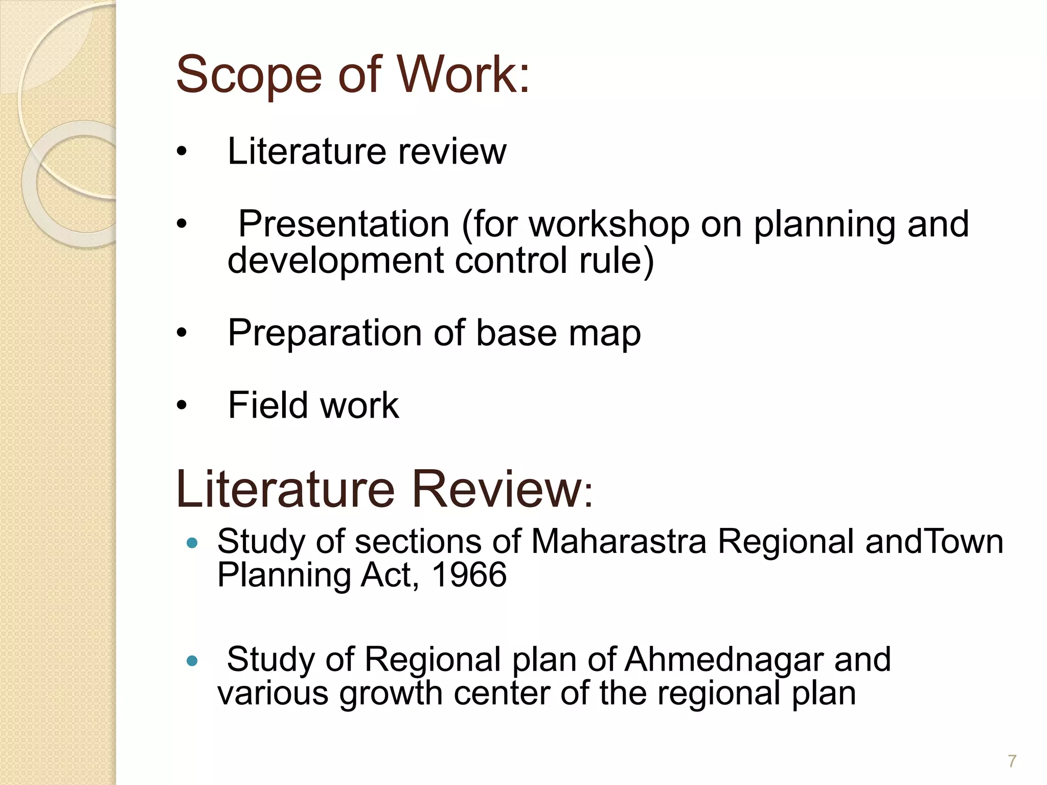 Town Planning Department | PPTX