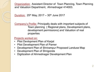 Town Planning Department | PPTX