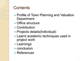 Town Planning Department | PPTX
