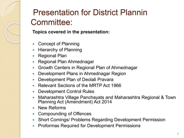 Town Planning Department | PPTX | Civil Engineering Industry | Industries