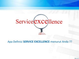 Training service excellence - yohana yunifa | PPTX
