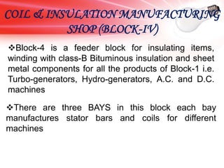 MANUFACTURING PROCESS OF 600 MW TURBO GENERTOR STATOR WINDING BAR | PPTX