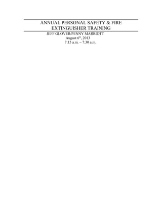 Training sign in | DOC