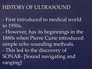 BASIC OBSTETRIC ULTRASOUND TRAINING | PPTX