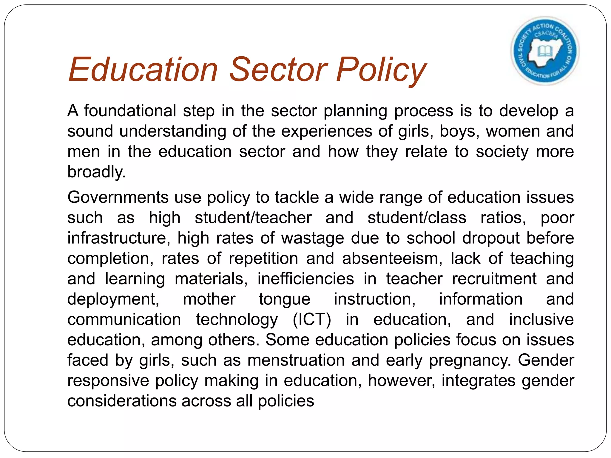 Training Slides - BUILDING A GENDER INCLUSIVE EDUCATION POLICY.pptx