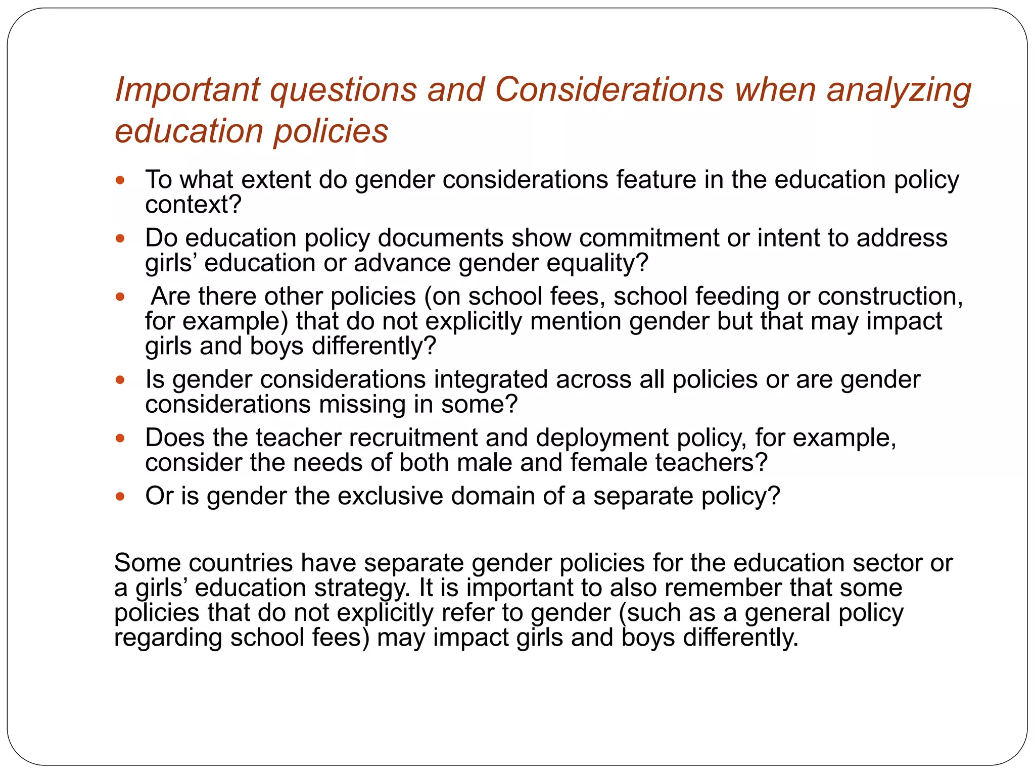 Training Slides - BUILDING A GENDER INCLUSIVE EDUCATION POLICY.pptx