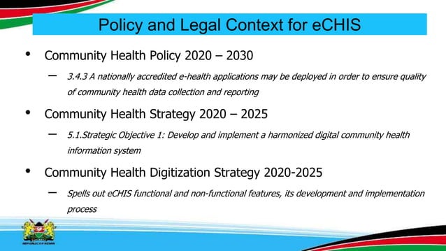Training slides eCHIS - 14th AUG 2023.pptx | Operating Systems | Computer Software and Applications