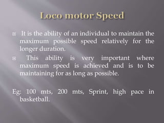 Mean, Methods and Development of Speed Training | PPTX