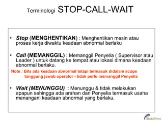 Training Stop Call Wait | PPTX