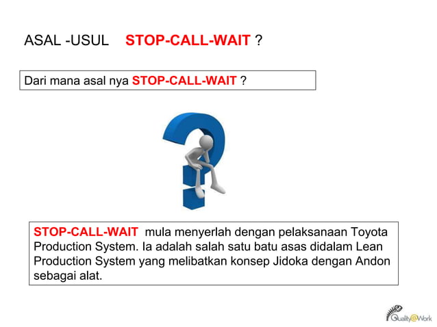 Training Stop Call Wait | PPTX