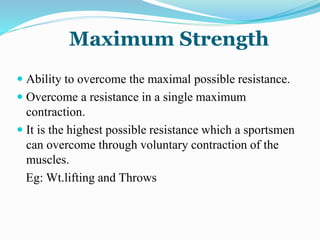 Mean, Methods and Development of Strength Training | PPT
