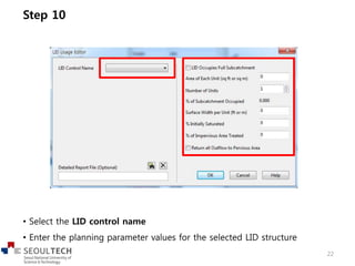 Training SWMM LID control | PPTX